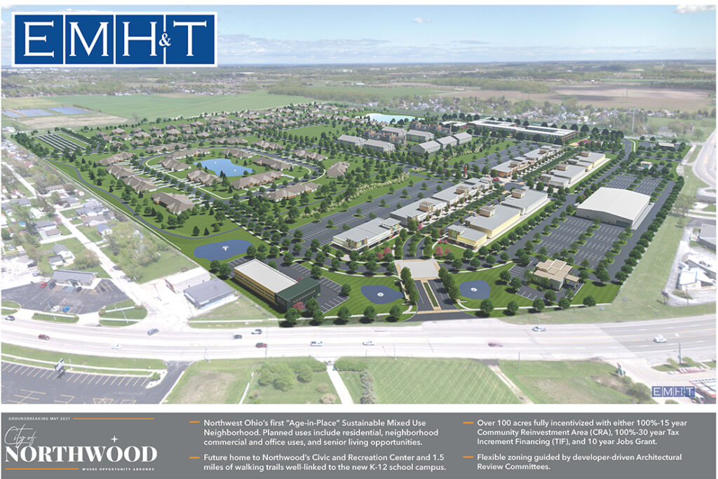 EMH&T Helps City of Northwood Develop Mixed-Use Enclave Development | EMH&T